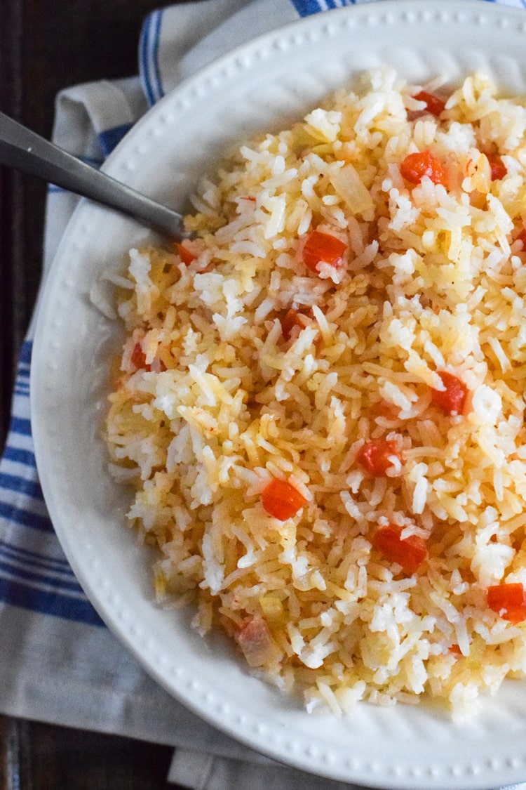 Mom's Authentic Mexican Rice - Isabel Eats